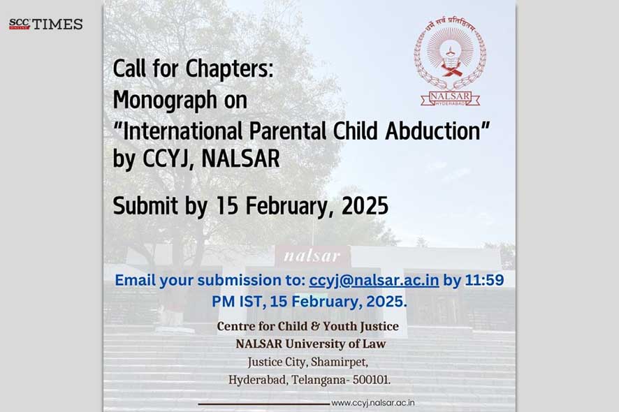 Call for Chapters | Monograph on “International Parental Child ...