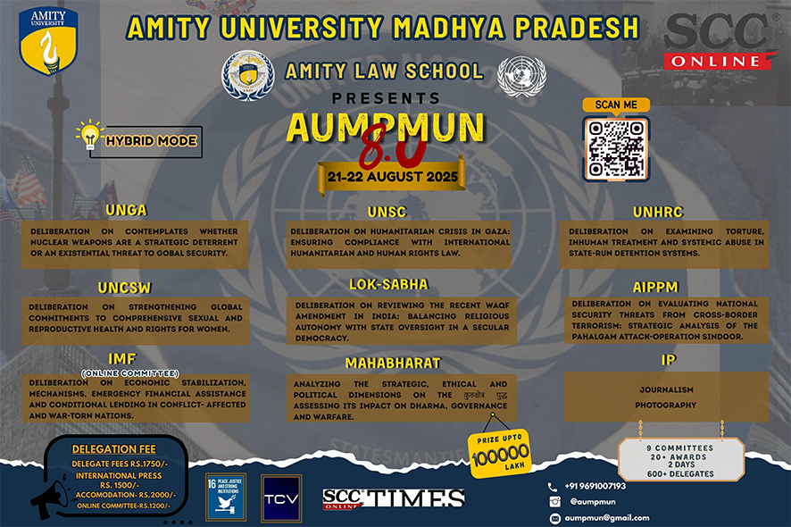 8th Edition of Amity University Model United Nations Aumpmun 8.0, 2025 ...