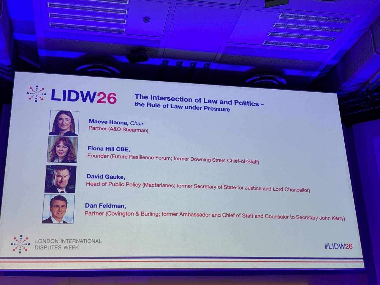 LIDW 2026: Fiona Hill, David Gauke & Dan Feldman on the Rule of Law ...