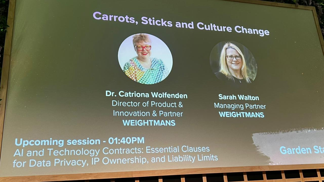 Sarah Walton guides law firms seeking to embrace AI at LegalTechTalk ...